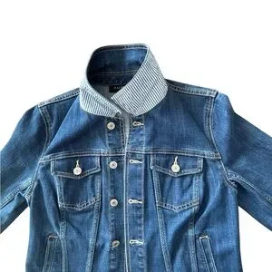 Talbots | Jackets & Coats | Talbots Denim Jacket Classic Blue Jean ...